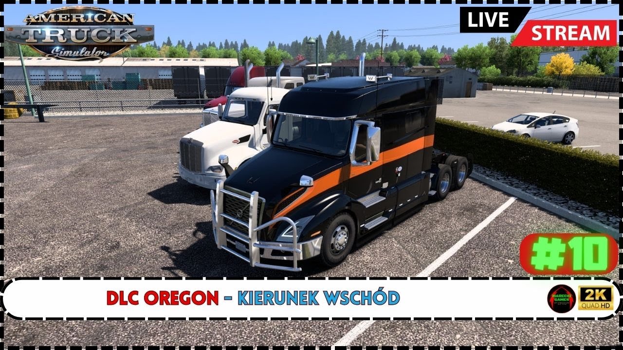 Live Stream 2K🔴 Na Żywo - ATS - DLC Oregon #10 - Kierunek Wschód - YouTube