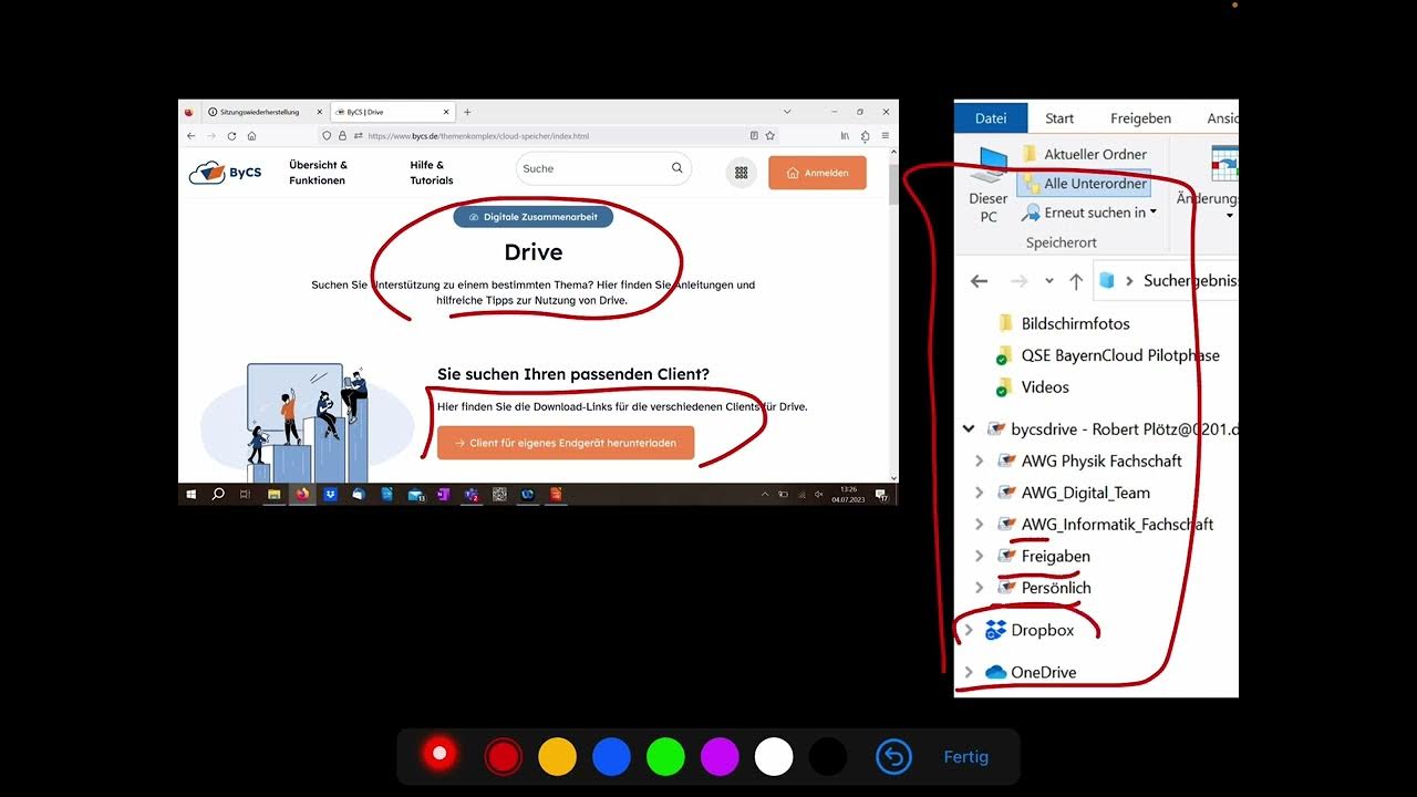 ByCS: Erste Anmeldung und Überblick - YouTube