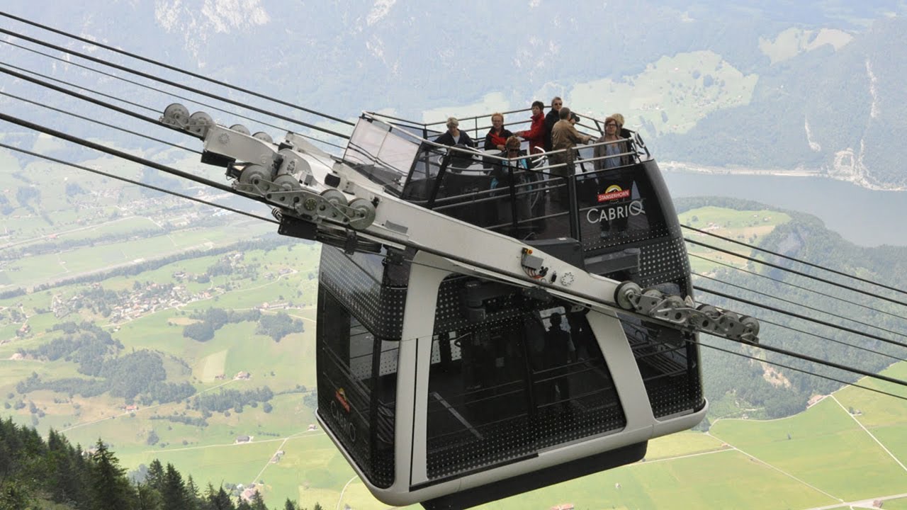 The World's First OpenAir Double-Decker Cable Car - Stanserhorn ...