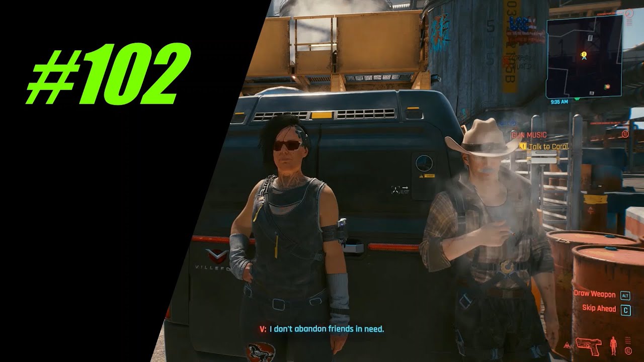 Cyberpunk 2077 Walkthrough Part 102 - Gun Music - YouTube