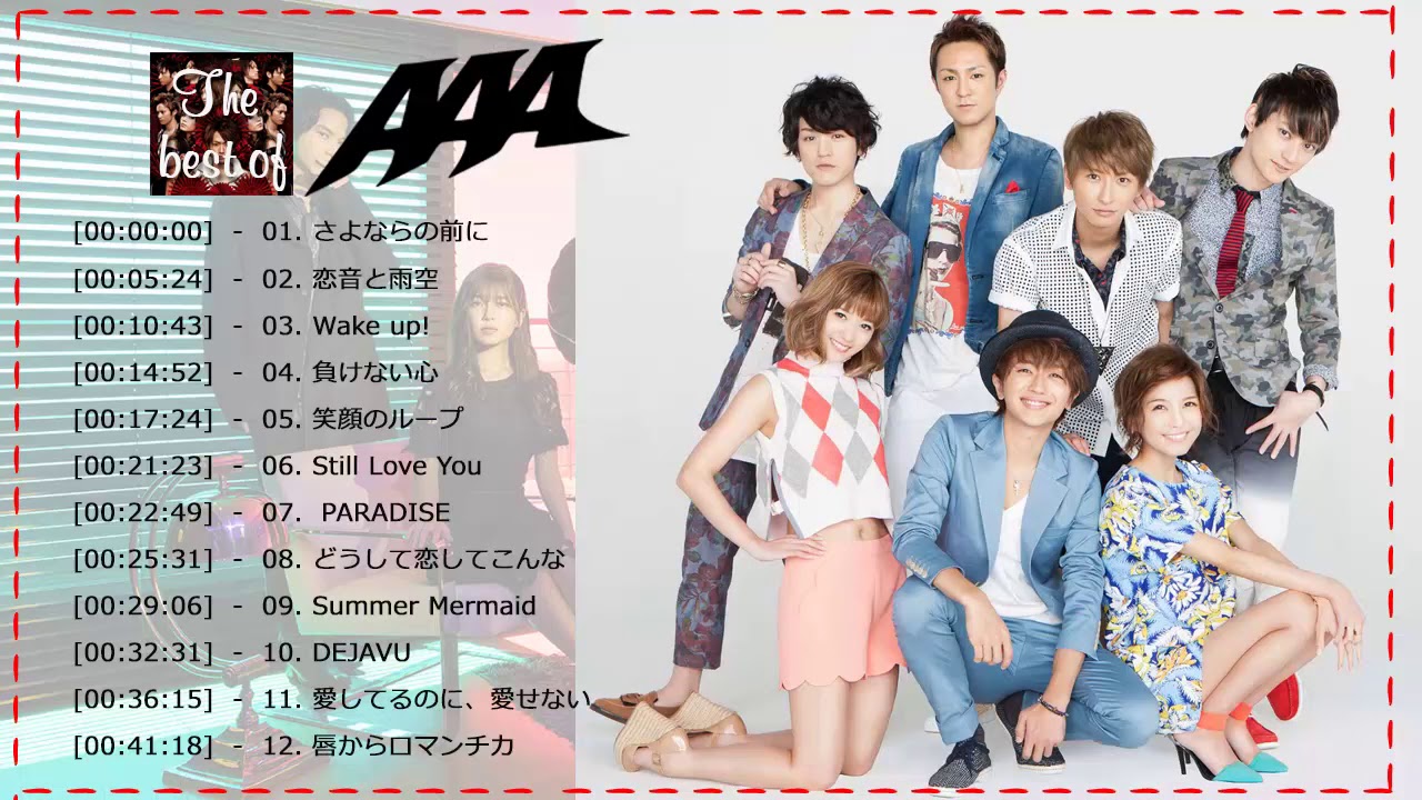 AAAのベストソング - Best Songs Of AAA - AAA Greatest Hits - YouTube