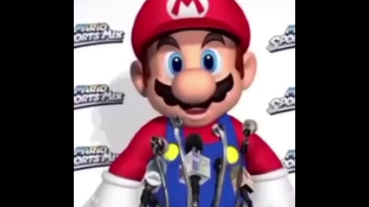 mario says "gee thats funny" - YouTube