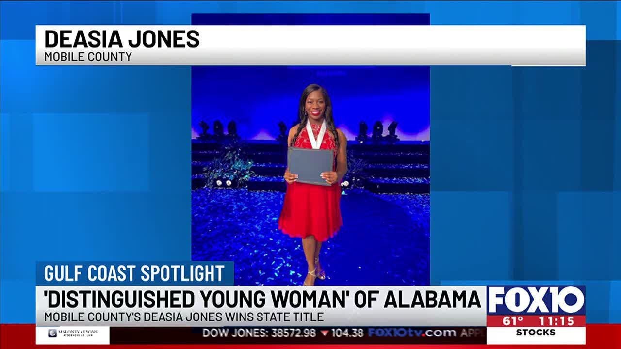 Mobile County’s DeAsia Jones wins Distinguished Young Woman of Alabama ...