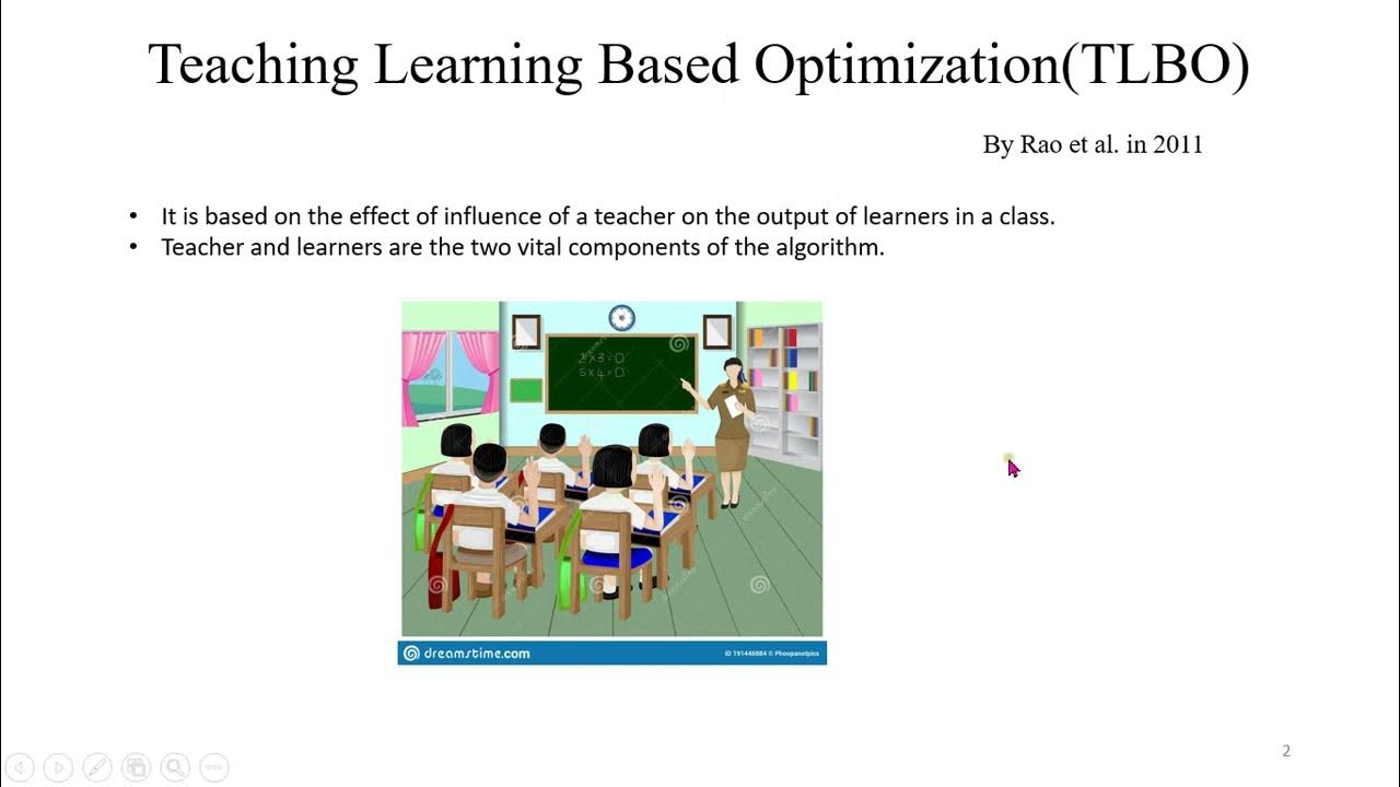 Teaching Learning Based Optimization (TLBO) - YouTube
