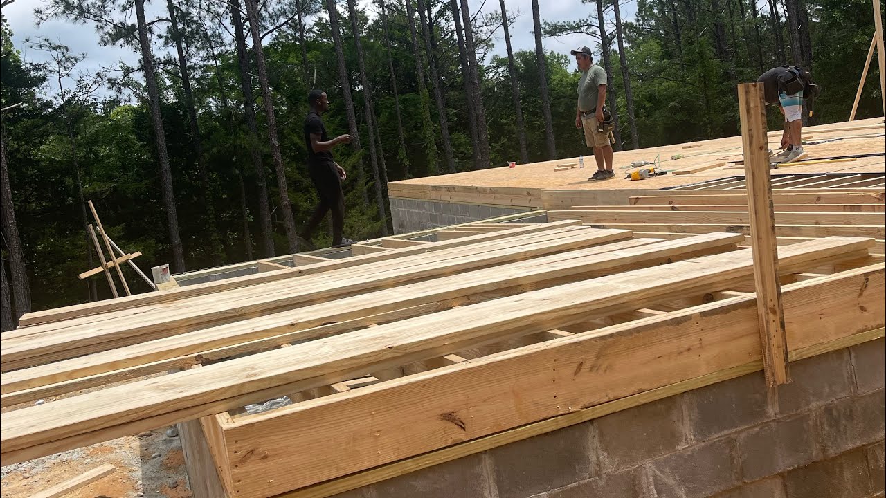 Building My Own Home: Episode 3 Building Crawl Space & Framing ...