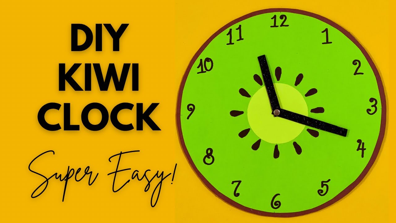 DIY Clock For School Project Clock Making Ideas How To Make Clock DIY Clock For School Project Clock Making Ideas How To Make Clock