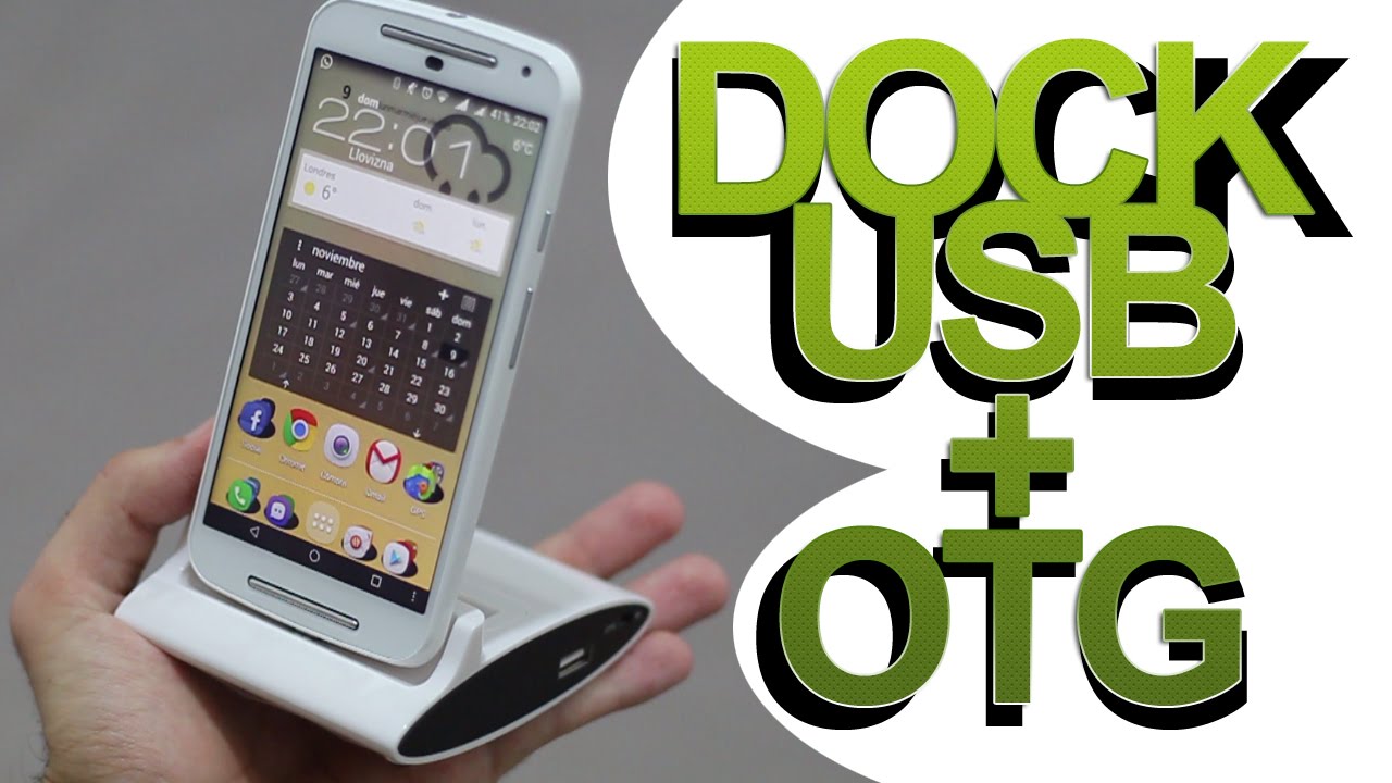 Charging Dock 2 en 1: Cargador + Función OTG. Compatible con móviles ...