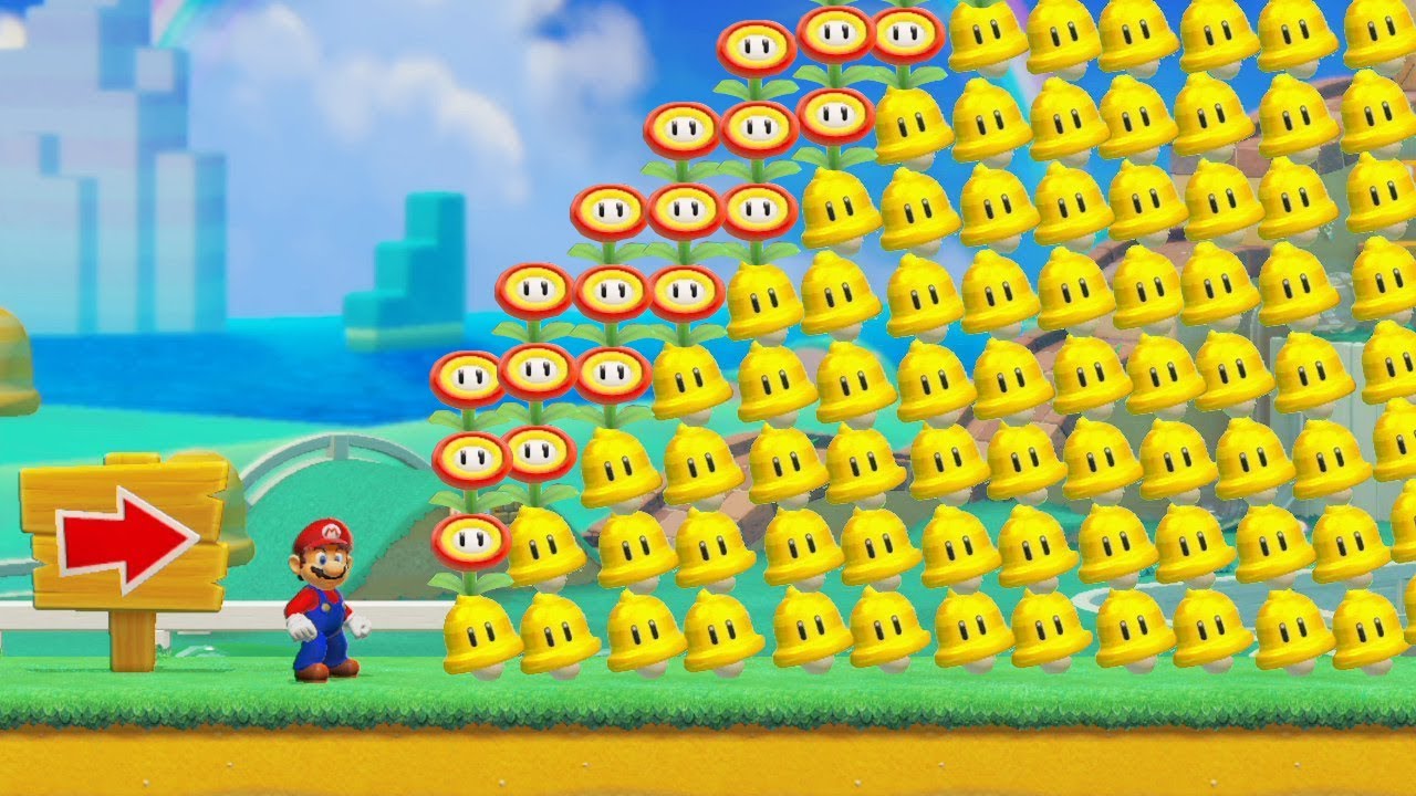 Can Mario Collect 999 Cat Bells and Fire Flowers in Super Mario Maker 2 ...