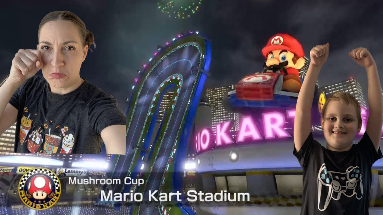 Mario Kart 8 Family Game Night - YouTube