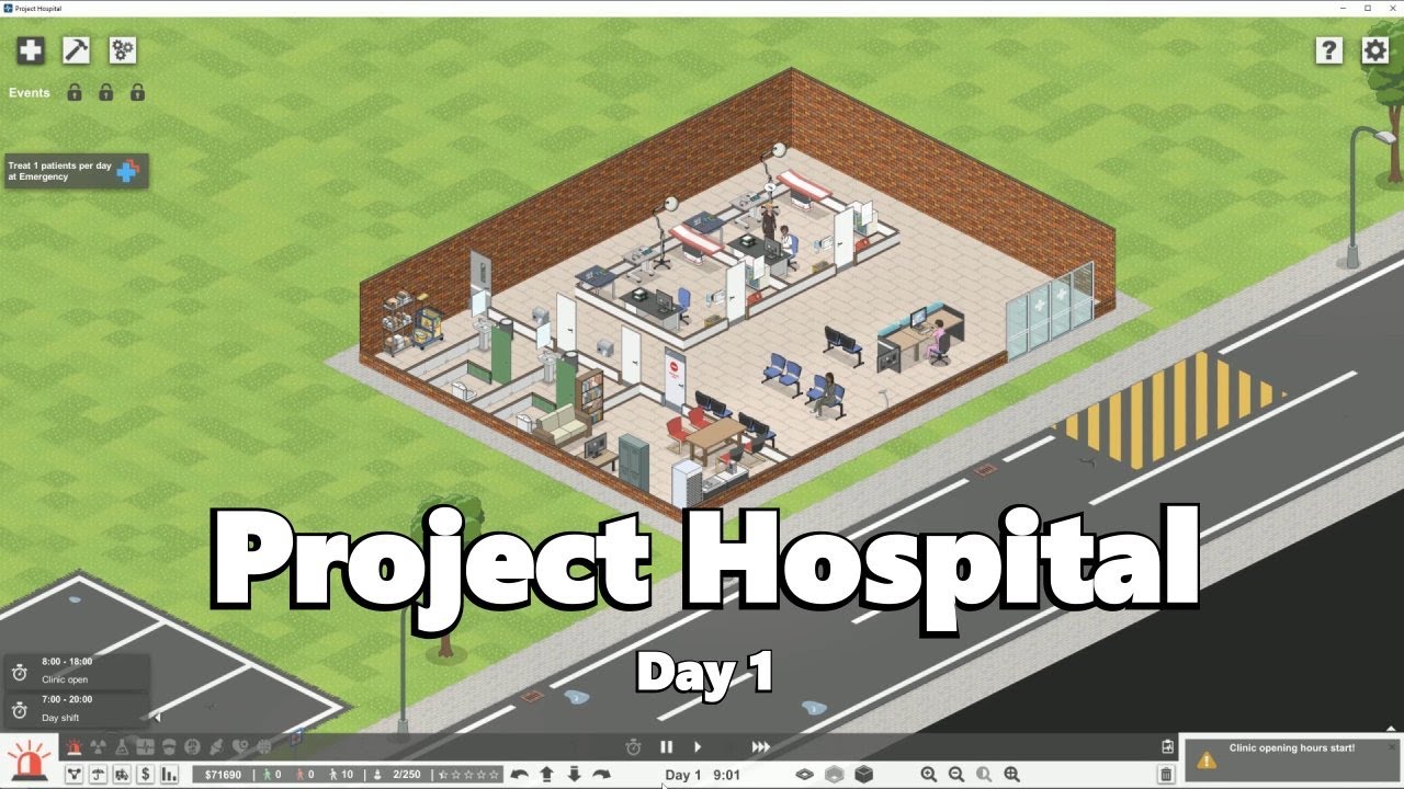 Project Hospital - Day 1 - YouTube