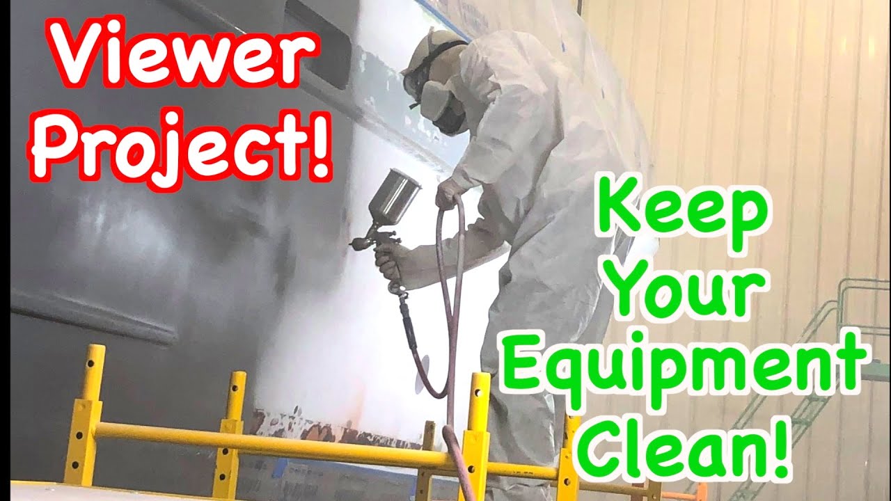 How To Break Down And Clean Your Paint Spraying Equipment! - YouTube