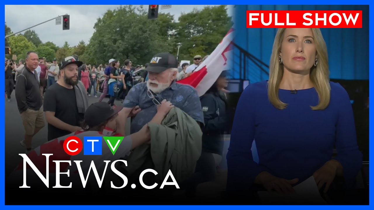 Pro- and anti-immigration protests clash in Toronto | CTV National News ...