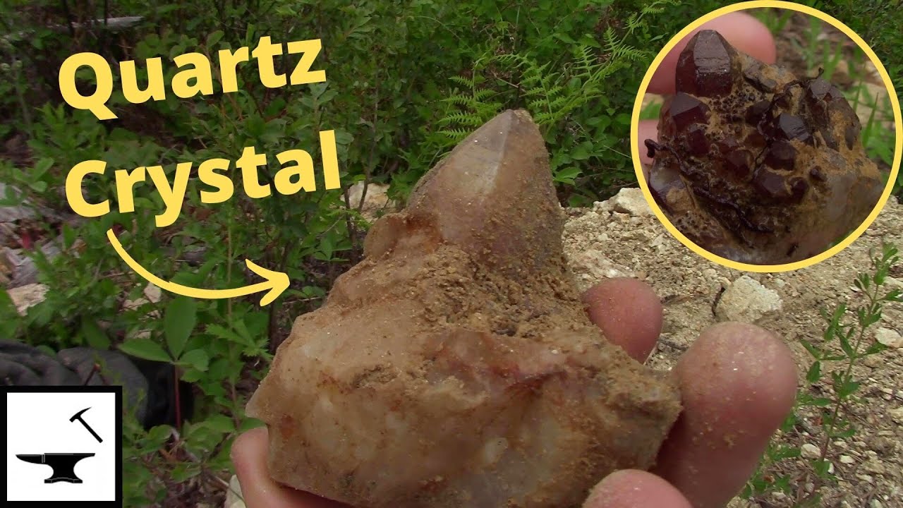 Searching for larger Crystals - Digging Quartz Crystals. - YouTube