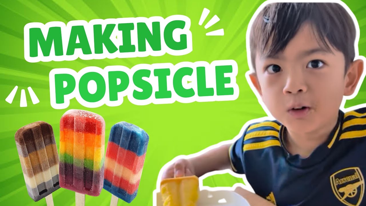 Seth made popsicle! - YouTube