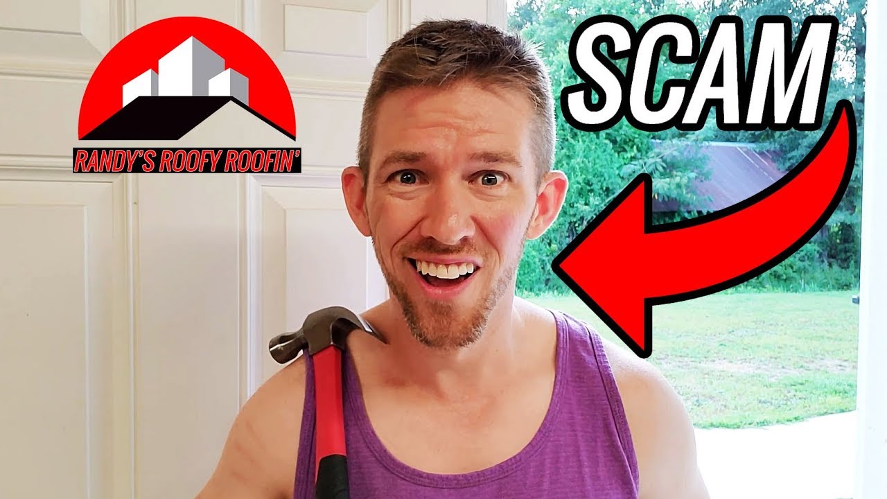 Roofer Tries to Scam Neighborhood - YouTube
