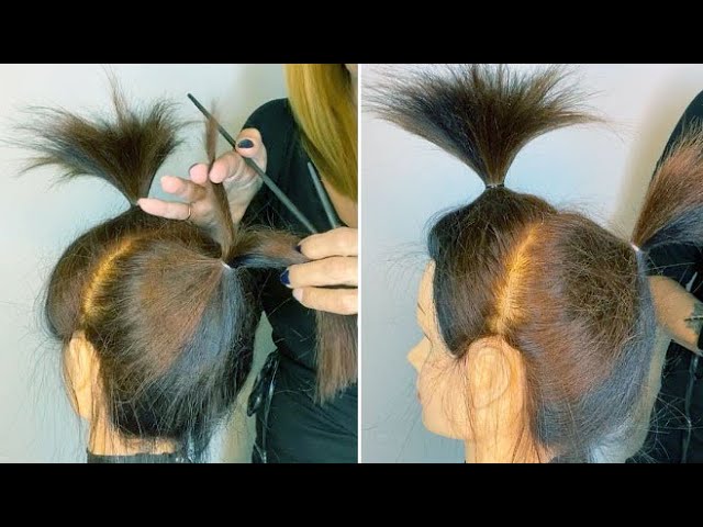 Diy Layered Bob Haircut Layer Haircut Tutorial