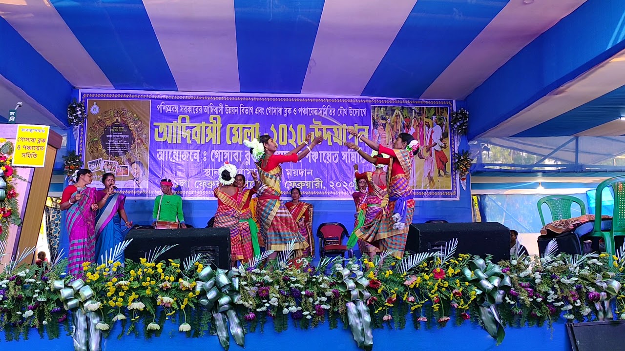 Adibashi dance performance to celebrate Adibashi Mela 2020 at Gosaba ...