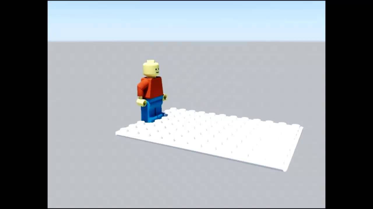 3D Lego Walk Animation (Test) - YouTube