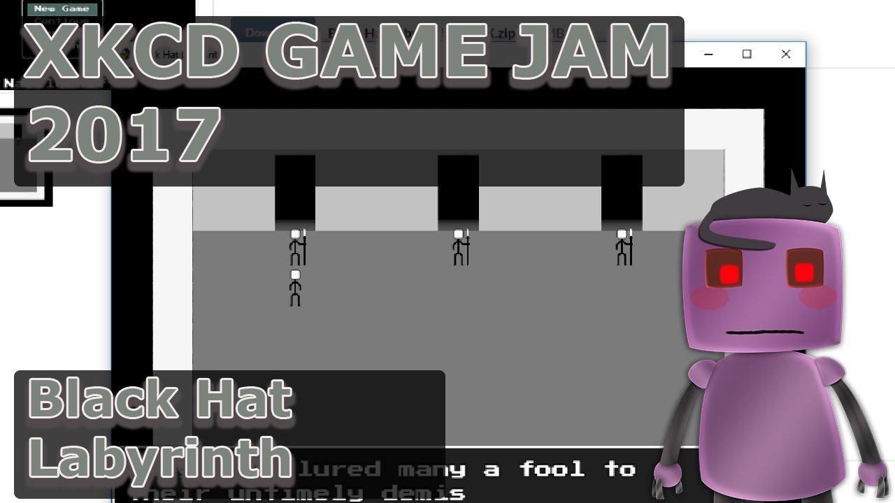 Black Hat Labyrinth | xkcd Game Jam 2017 - YouTube