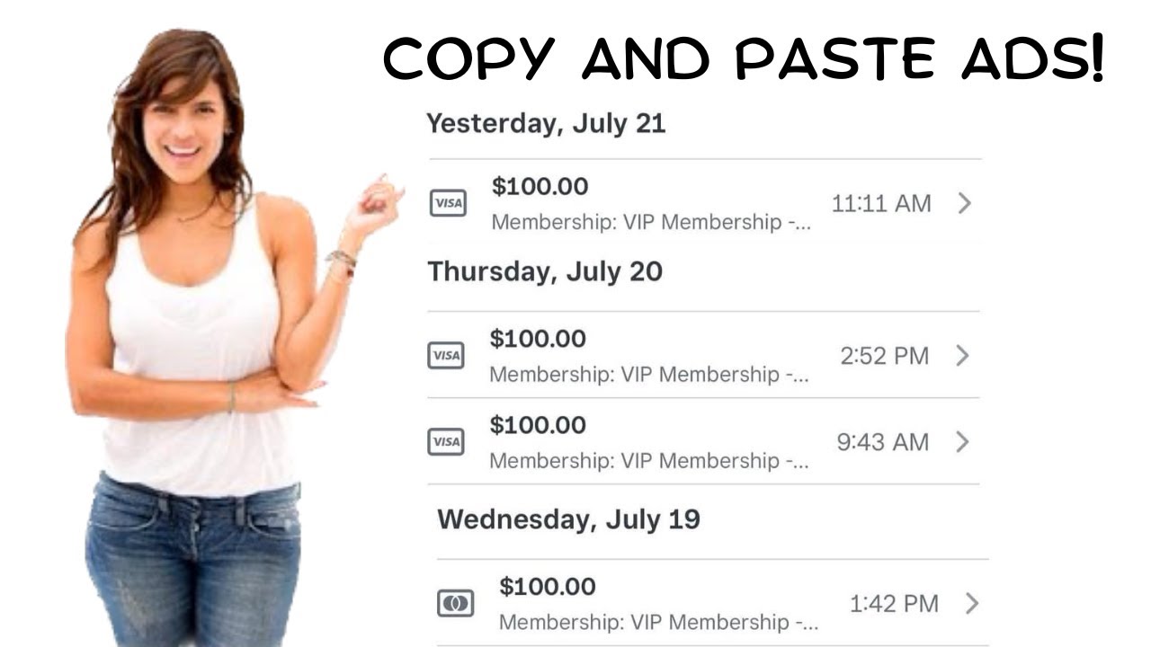 Copy and Paste Ads - YouTube