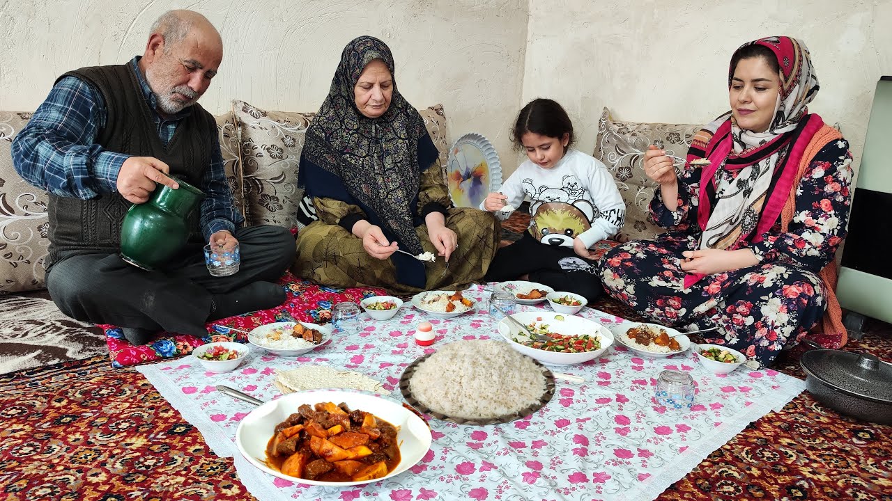 Azerbaijani Quince stew Recipe | Quince stew in village | Quince - YouTube