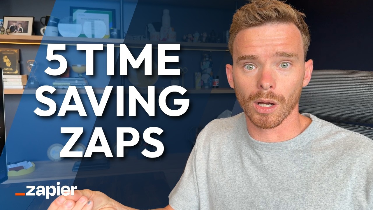 5 Time-Saving Zaps (we save THOUSANDS of hours a year!) - YouTube