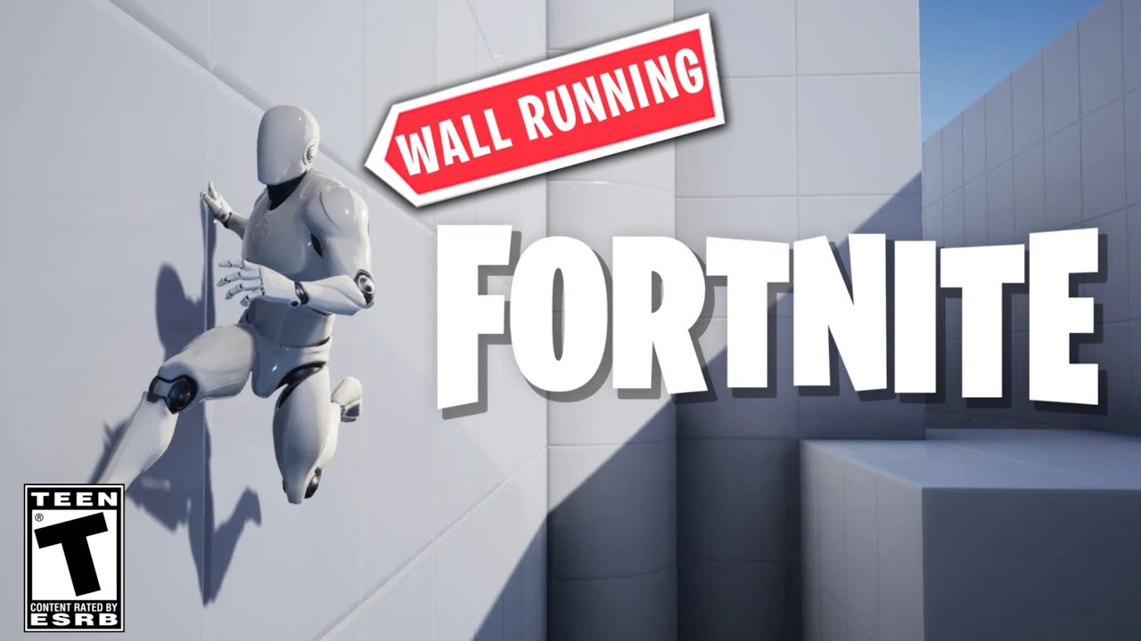 Fortnite NEW "Wall Running" Mechanism in Chapter 4 Season 1 - YouTube