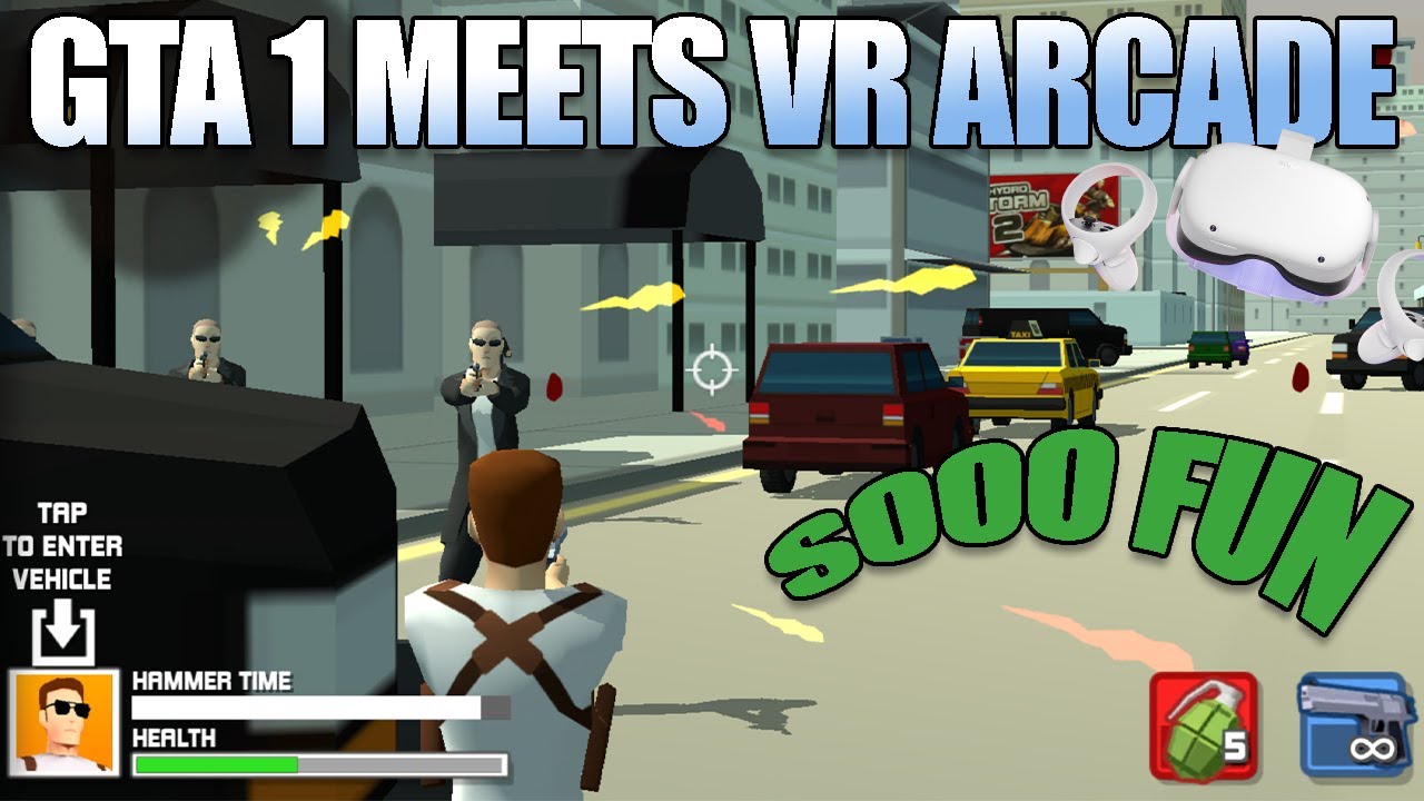 FREE VR Gem Reminds Me of GTA 1 - Pure Fun (Quest 2 Gameplay) - YouTube