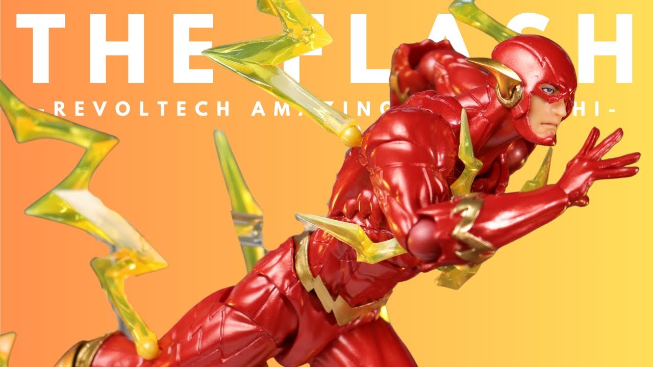 Revoltech Amazing Yamaguchi The Flash Unboxing y Review - YouTube