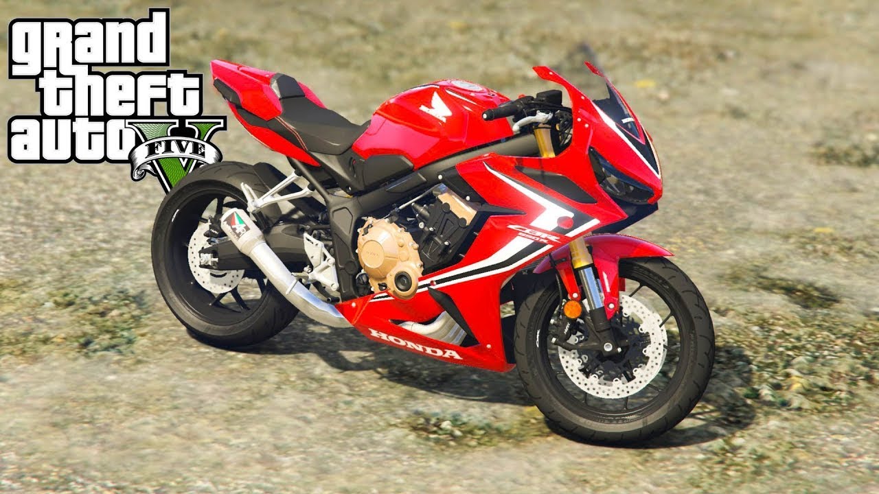 GTA V HƯỚNG DẪN MOD XE CBR 650R SIÊU DỄ - YouTube