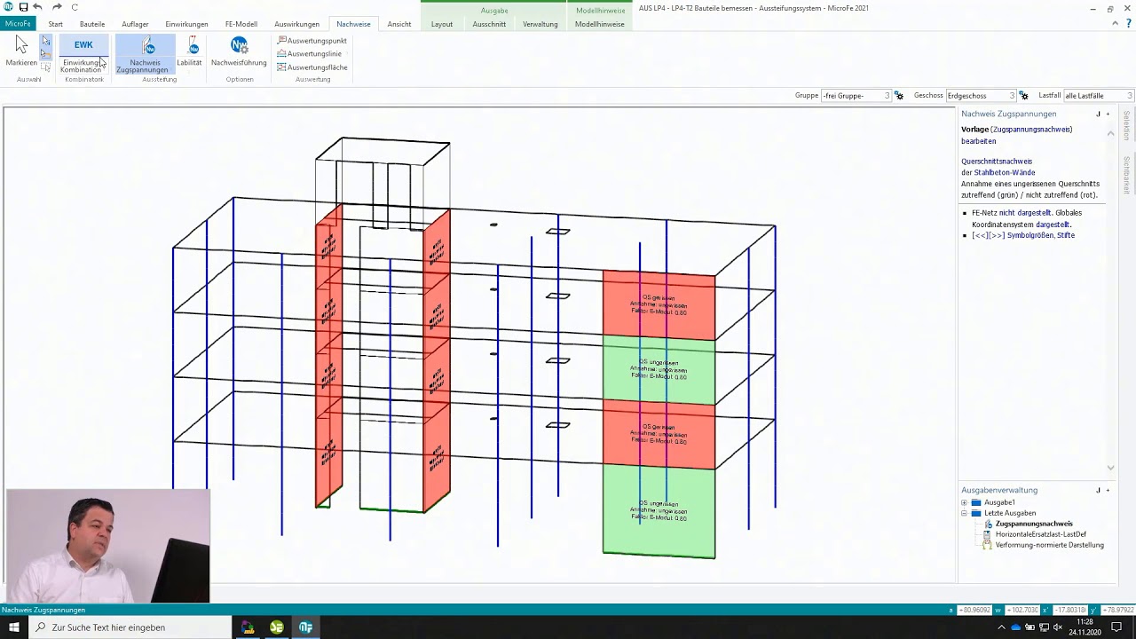MicroFe 2021 - Kontrolle der Gebäudeaussteifung - YouTube