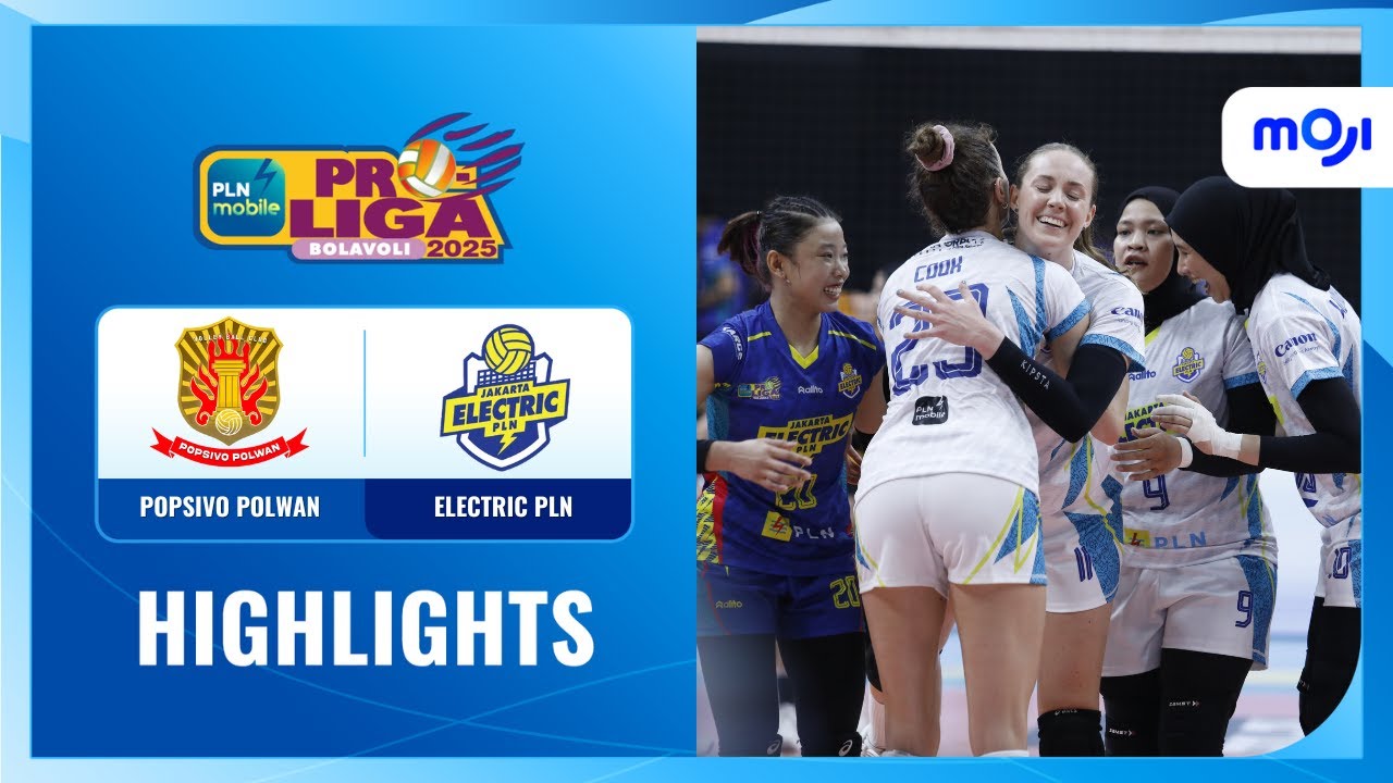 Popsivo Polwan 1-3 Electric PLN | Highlight Final Four PLN Mobile Proliga Putri 2025 | Moji ...