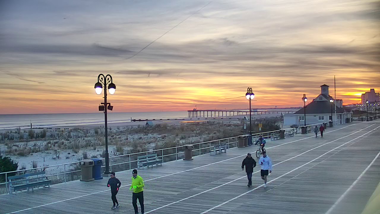 Epic Sunset in Ocean City NJ on the Boardwalk - YouTube