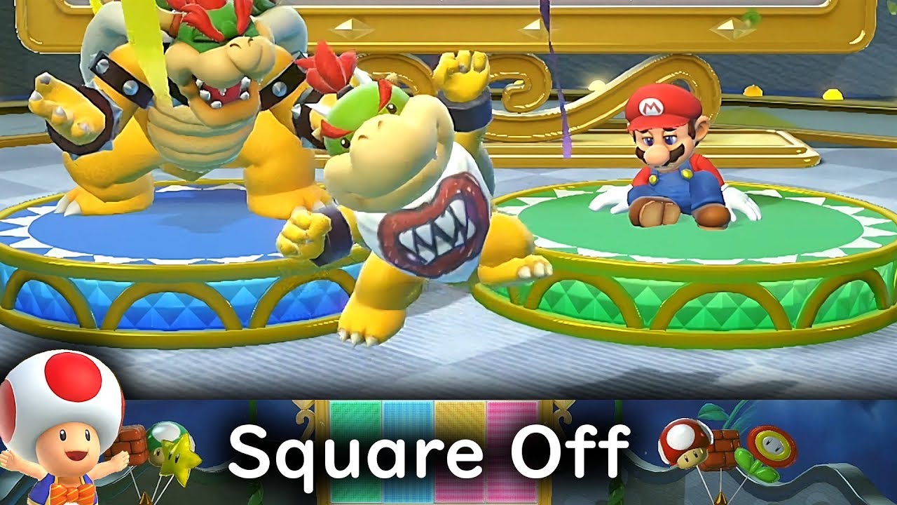 Super Mario Party Square Off Bowser Jr. Master Difficulty #14 - YouTube
