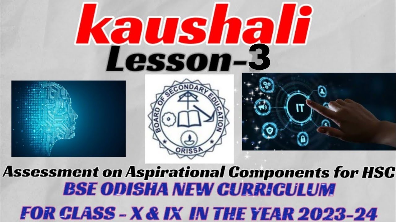 Kaushali(LESSON - 3)@ Assessment on Aspirational Components for Class ...