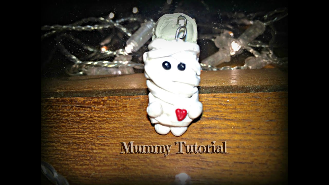 Mummy Polymer Clay Tutorial For Beginners -PiecesbyMegan - YouTube