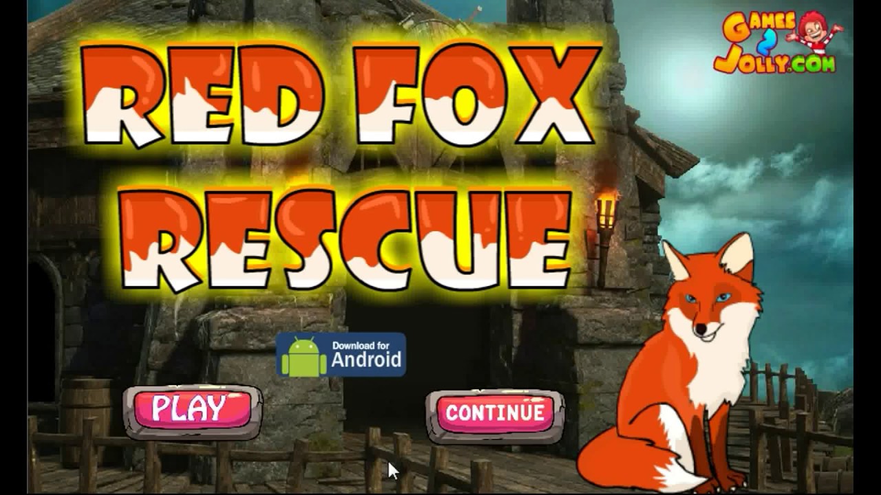 Red Fox Rescue Walkthrough - Games2Jolly - YouTube