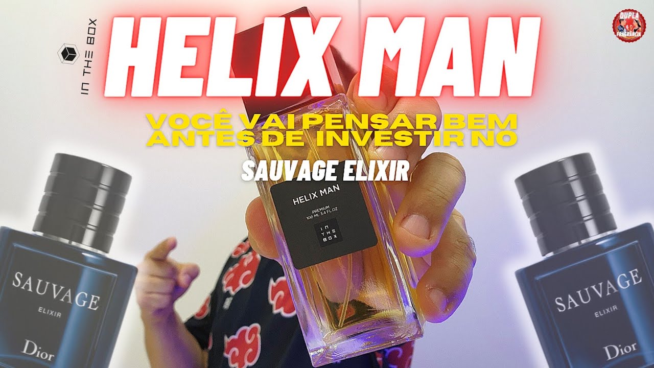 HELIX MAN 🎸 Alternativa ao SAUVAGE ELIXIR 😎 Esse Perfume da In The Box ...