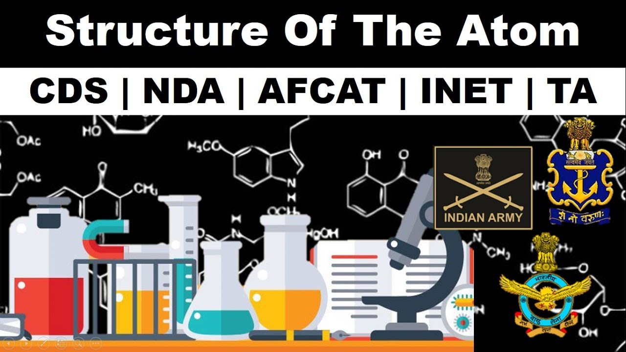 Structure Of The Atom | CDS | INET | NDA | AFCAT | SSB | Chemistry ...