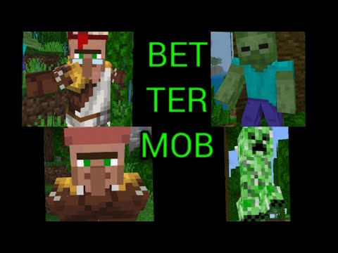 🟢👉BETTER MOB ANIMATIONS |ADDON para tu Minecraft PE y bedrock | - YouTube