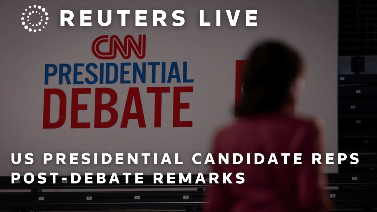 LIVE: US presidential candidate reps deliver post-debate remarks ...