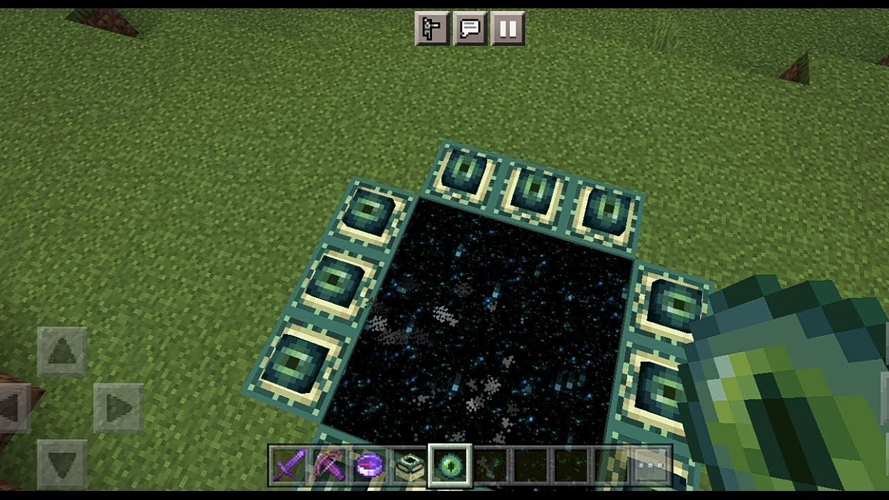 Como fazer o portal no minecraft. - YouTube