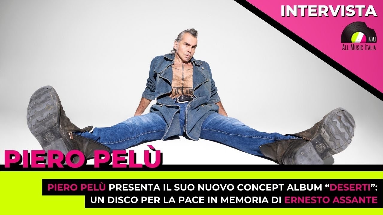 Piero Pelù presenta il nuovo album "Deserti". L'intervista - YouTube