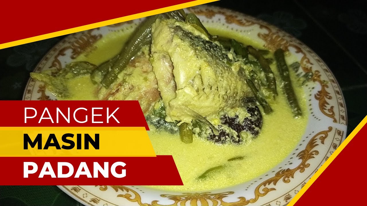 Resep pangek masin | gulai Masin ikan mas - YouTube