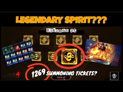 Mir4 Summonning 1,269 Tickets | Mir4 Legendary Summon - YouTube