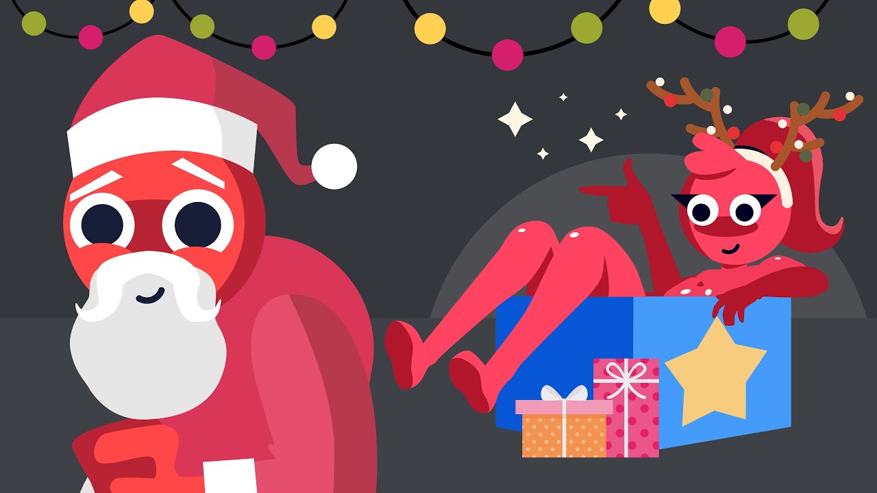 Merry Christmas | RAINBOW FRIENDS Vs Poppy Playtime | Animation - YouTube