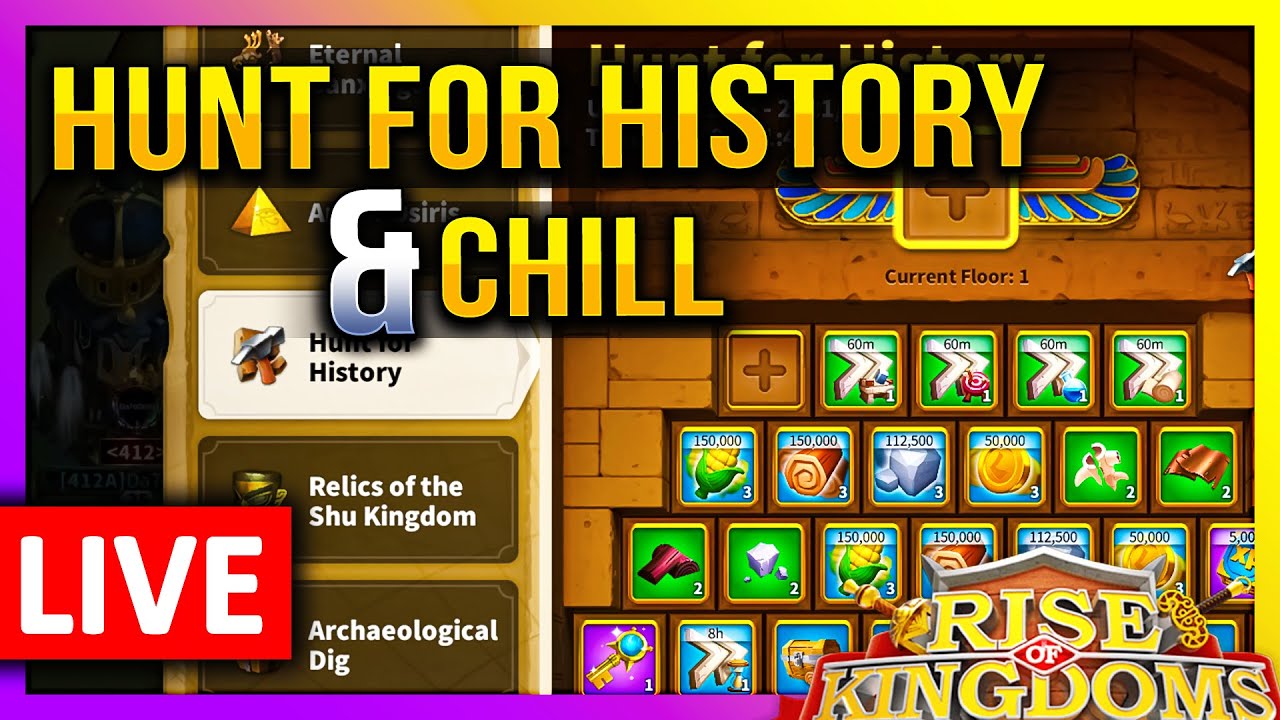 Hunt for History - Rise of Kingdoms ROK Fleisch - YouTube