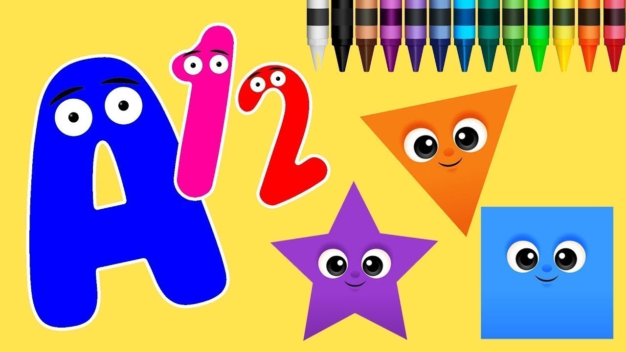 Learn Alphabets, Numbers, Shapes, Colors, Phonics, Vocabulary | Fun ...