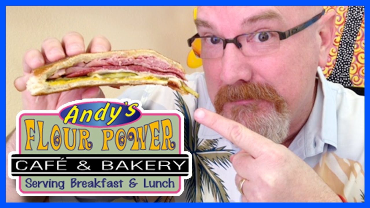 The Cuban Sandwich - Andy's Flour Power Cafe & Bakery - Florida - YouTube