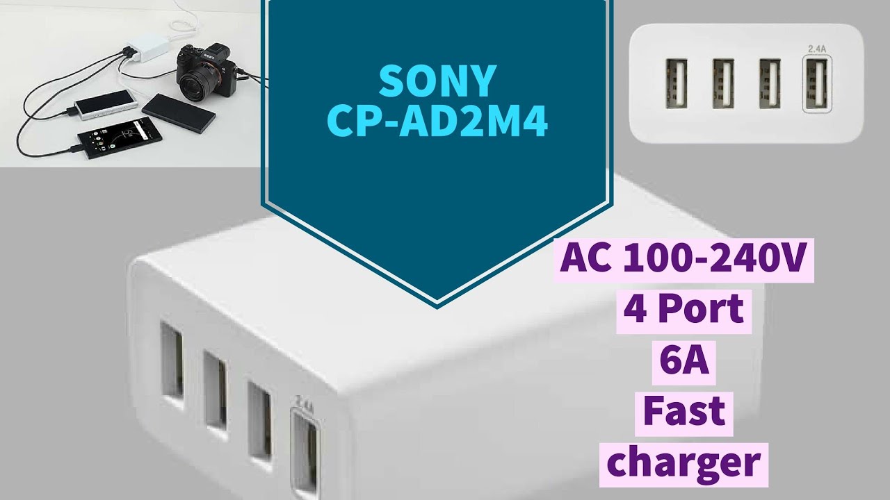 Sony USB AC Adapter CP-AD2M4 - YouTube